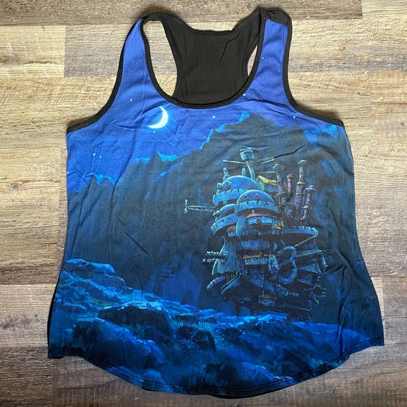 Studio Ghibli | Tops | Howls Moving Castle Tank Top | Poshmark